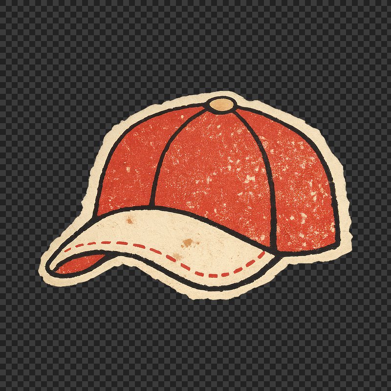 Cap Retro Shadow Art Texture PNG Images | Free Photos, PNG Stickers ...
