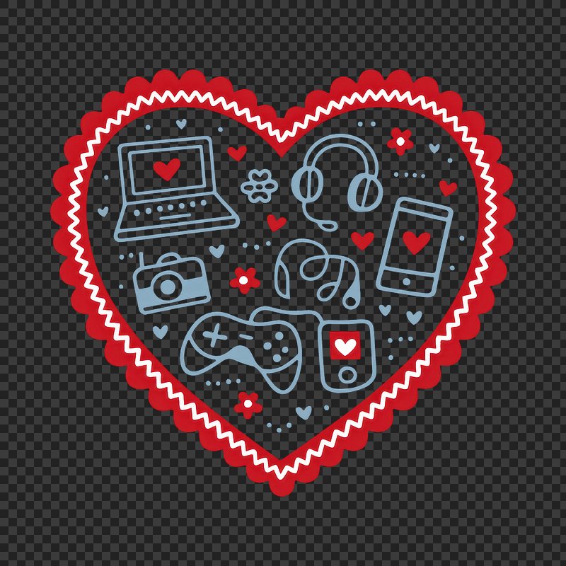 Heart Laptop Cute Images | Free Photos, PNG Stickers, Wallpapers ...