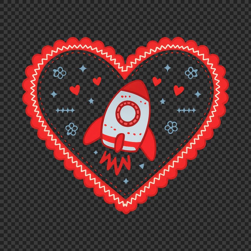 Rocket Text Heart Images | Free Photos, PNG Stickers, Wallpapers ...