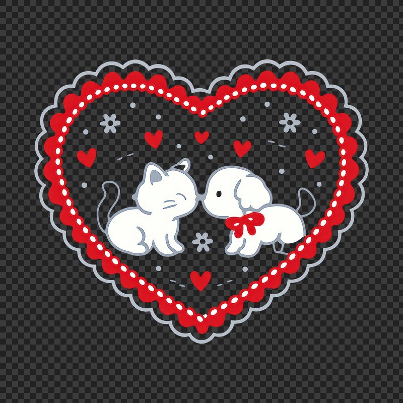 Cat+valentine+cute Design Images | Free Photos, PNG Stickers ...
