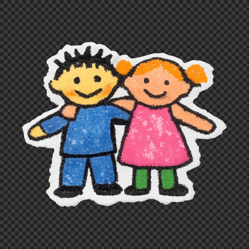 Cute+friendship+drawing Shadow Images | Free Photos, PNG Stickers ...