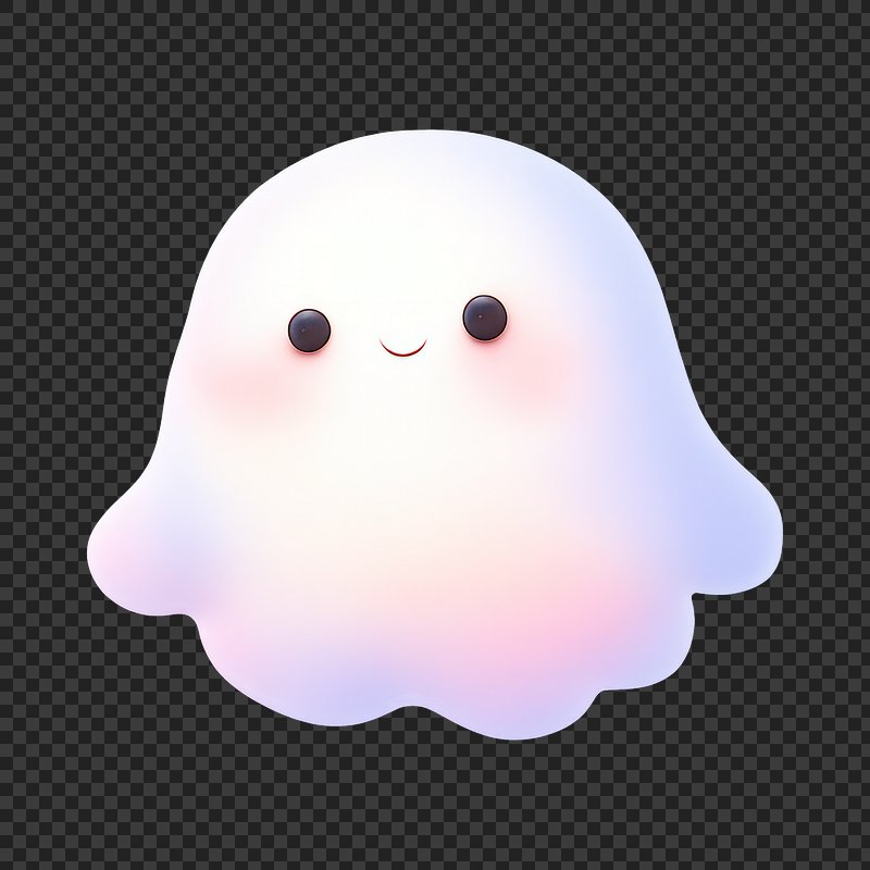 Kawaii+ghost PNG Images | Free Photos, PNG Stickers, Wallpapers ...