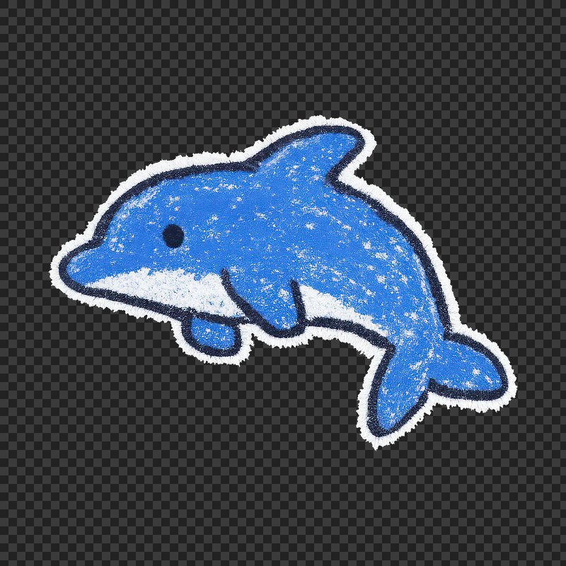 Dolphin+cute+drawing Animal PNG Images | Free Photos, PNG Stickers ...