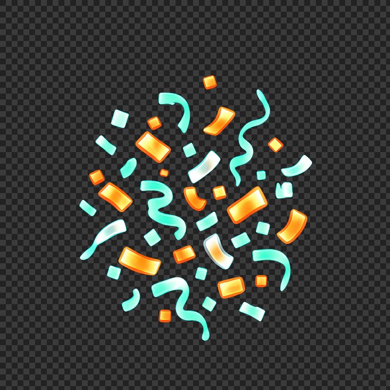 Confetti Blurred Abstract Celebration PNG Images | Free Photos, PNG ...