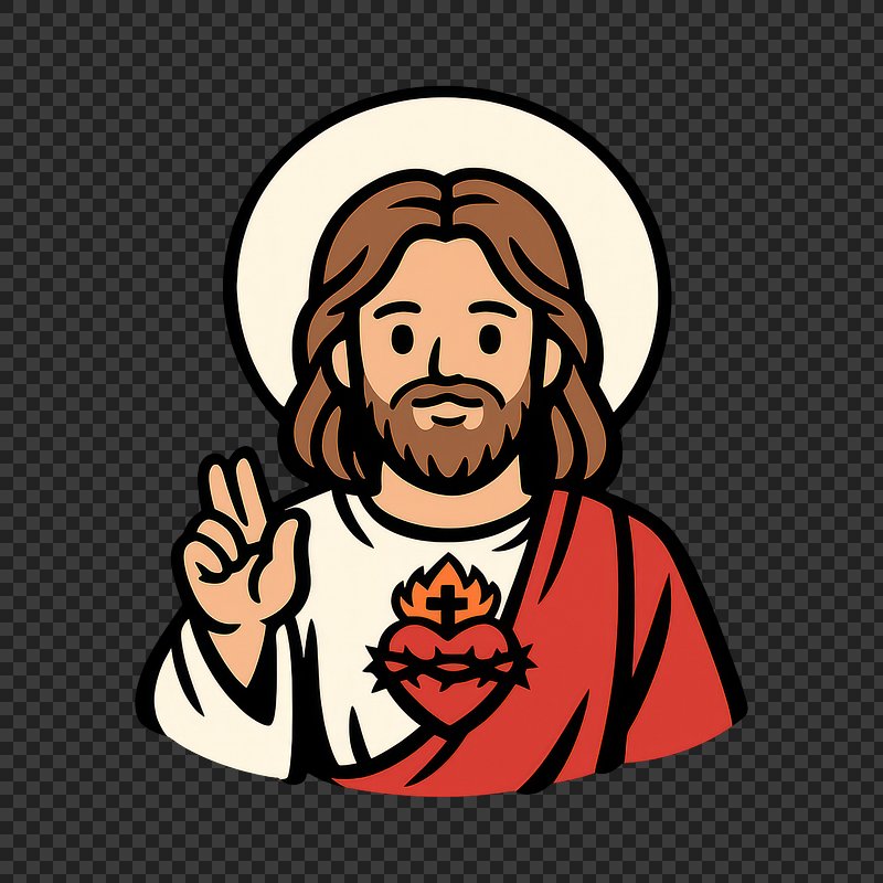 Jesus Graphic Art Religious Transparent Shadow Images | Download Free ...