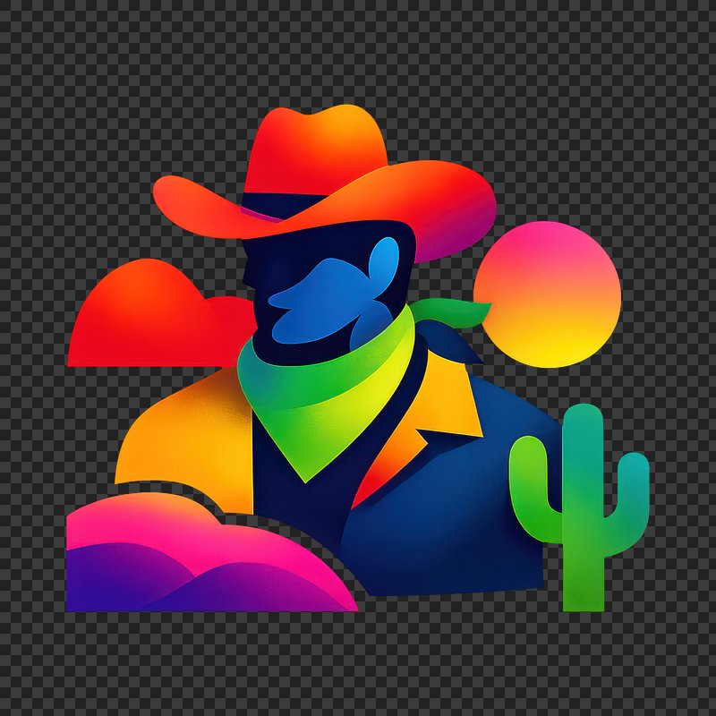 Cowboy Landscape Art Texture Images | Free Photos, PNG Stickers ...
