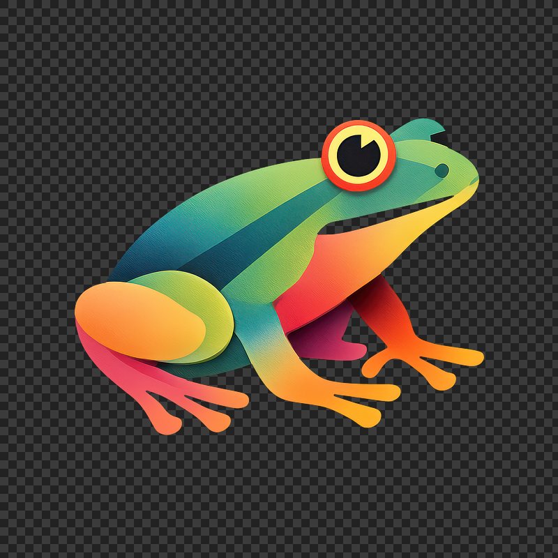 Illustration Of Frog Design Gradient Texture Images | Free Photos, PNG ...
