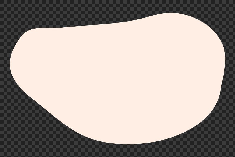 Beige oval shape png sticker, | Premium PNG - rawpixel
