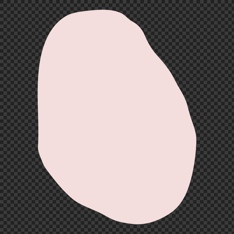 Pink oval shape png sticker, | Premium PNG - rawpixel