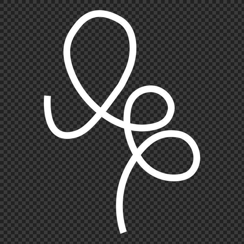 Squiggle white png abstract shape | Premium PNG - rawpixel