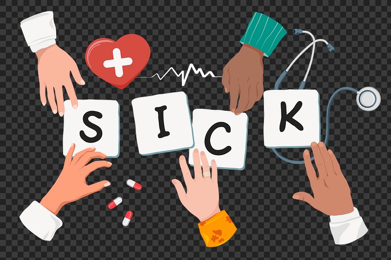 Sick png diverse hands, health | Free PNG - rawpixel