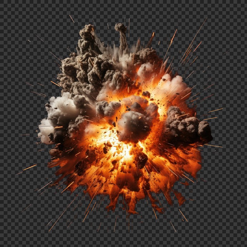 Bomb explosion effect png, transparent | Free PNG - rawpixel
