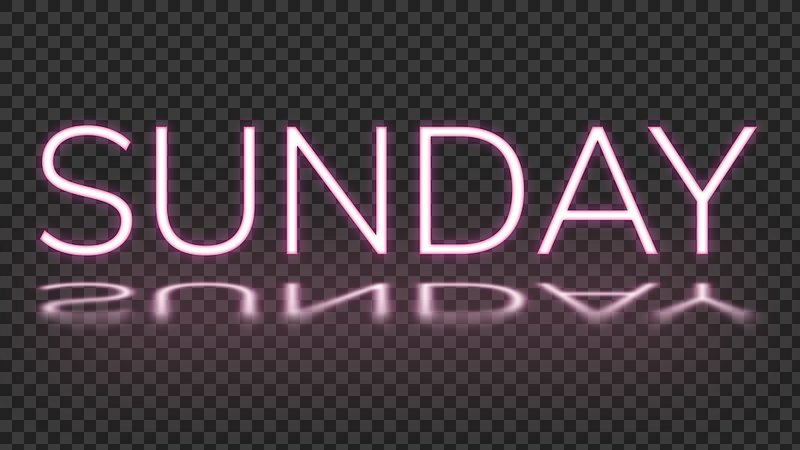 Sunday Neon Images | Free Photos, PNG Stickers, Wallpapers ...