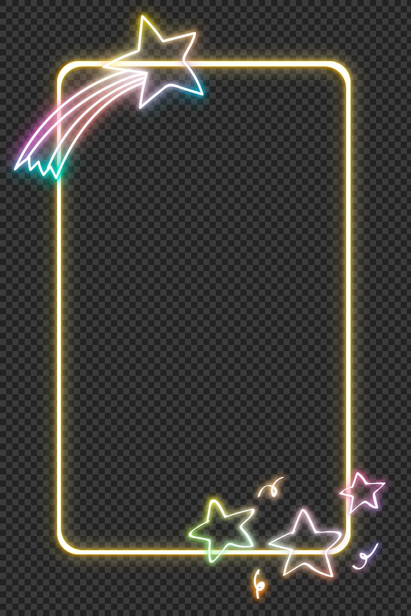 Neon Frames PNG Images | Free PNG Vector Graphics, Effects ...