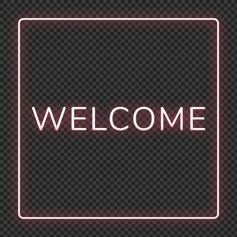 Frame with welcome text png | Free PNG - rawpixel