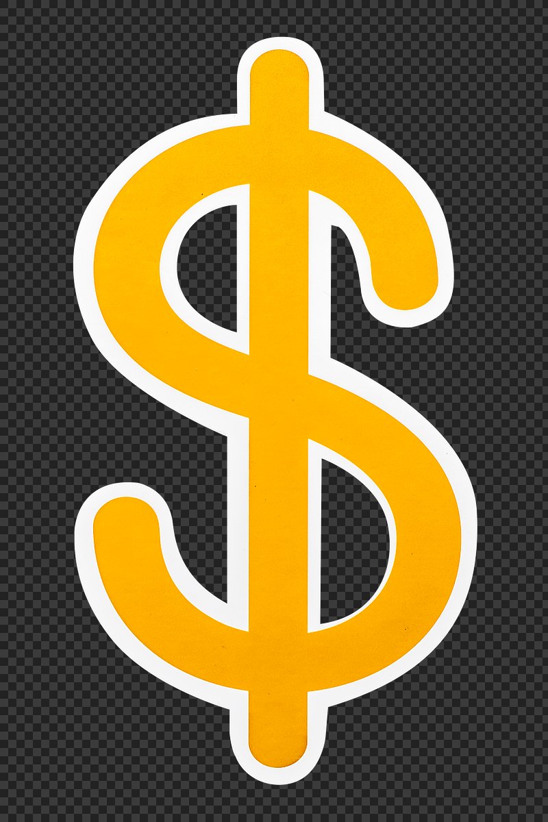 Dollar sign paper craft illustration | Free PNG Sticker - rawpixel