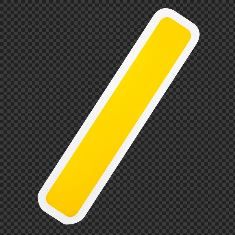 Slash symbol paper craft illustration | Free PNG Sticker - rawpixel