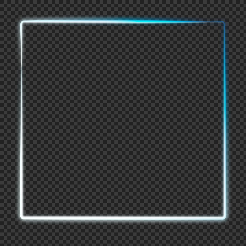 Neon Square Frame PNG Images | Free Photos, PNG Stickers, Wallpapers ...