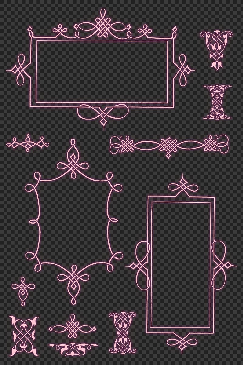 Neon Divider Element Transparent PNG Images | Free Photos, PNG Stickers ...