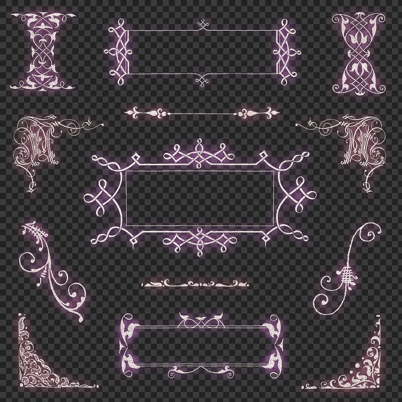 Neon Divider Element Transparent PNG Images | Free Photos, PNG Stickers ...