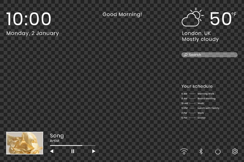 Clock Widget PNG Images | Free Photos, PNG Stickers, Wallpapers ...