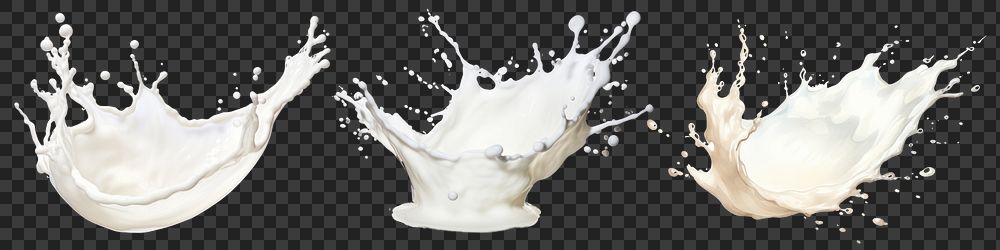 PNG Spilled milk splatter effect | Premium PNG - rawpixel