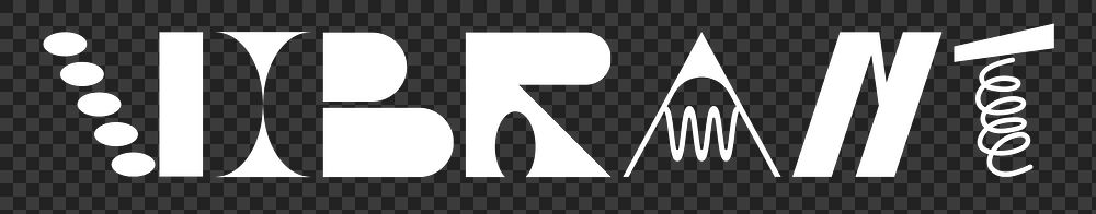 Vibrant word pgn abstract shaped | Free PNG - rawpixel