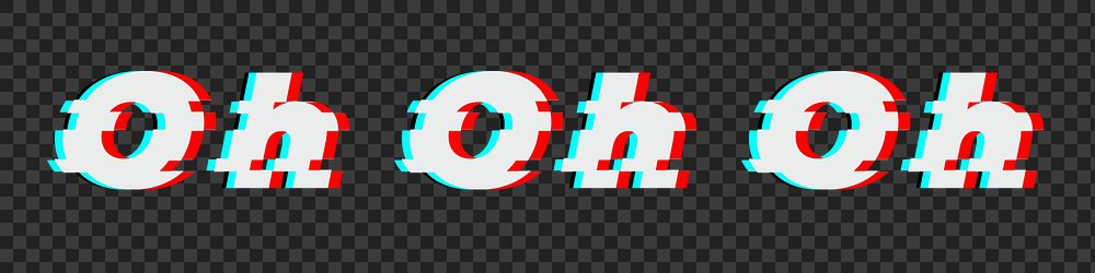 Oh oh oh word png | Free PNG - rawpixel