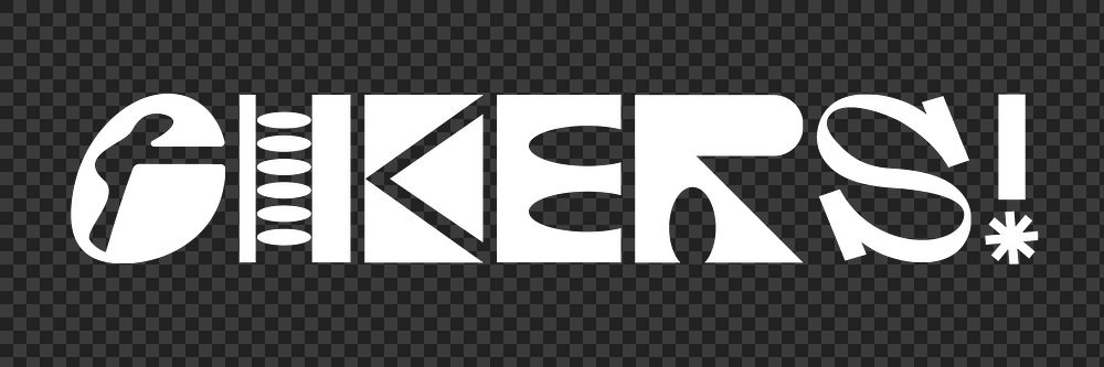 Cheers word png abstract shape | Free PNG - rawpixel