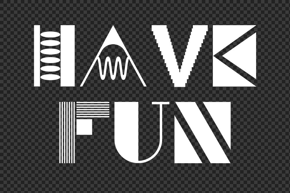 Have fun word png abstract | Free PNG - rawpixel