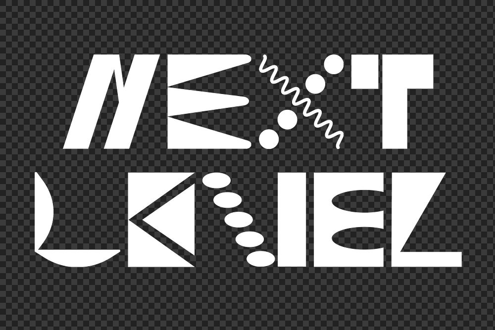 Next level word png abstract | Free PNG - rawpixel