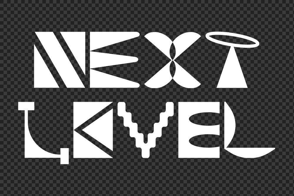 Next level word png abstract | Free PNG - rawpixel