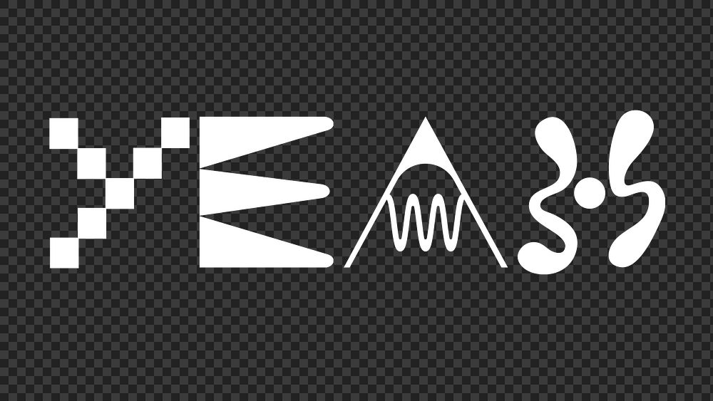 Yeah word png abstract shape | Free PNG - rawpixel