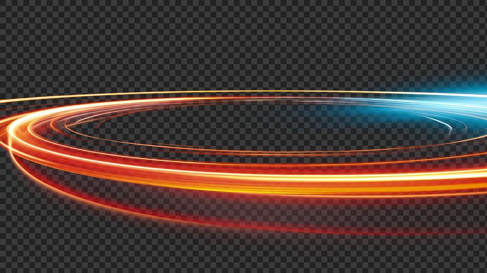 PNG Dynamic light trails motion | Premium PNG - rawpixel