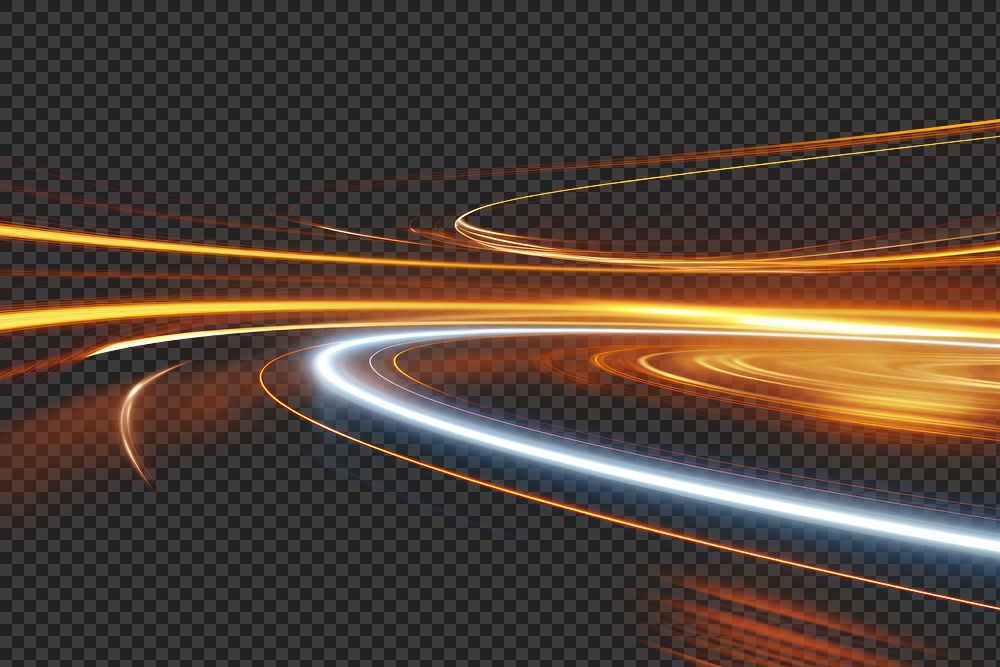 PNG Dynamic light trails motion | Premium PNG - rawpixel