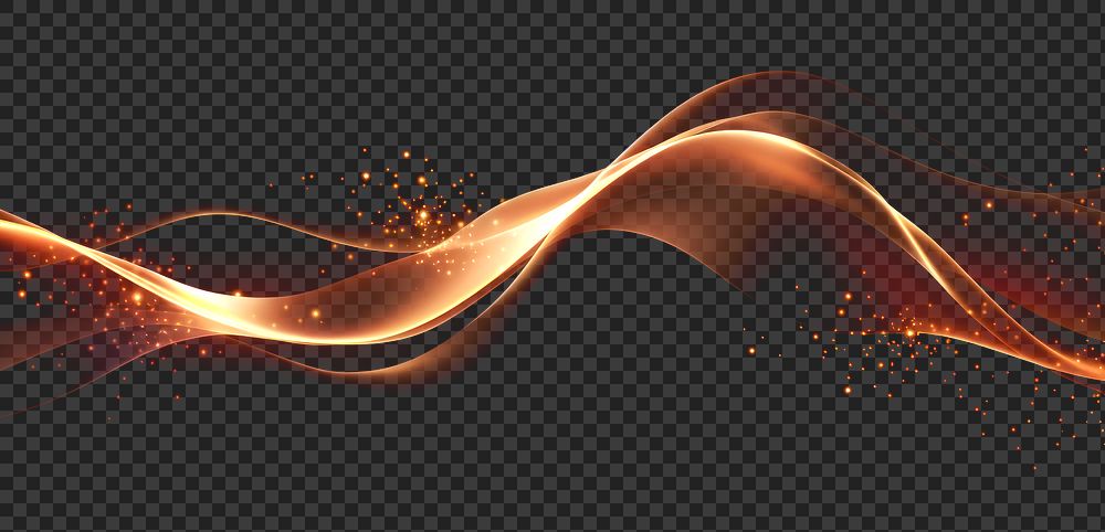PNG Abstract glowing wave design | Free PNG - rawpixel