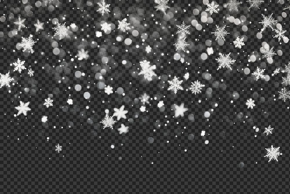 PNG Falling snowflakes effect outdoors | Free PNG - rawpixel