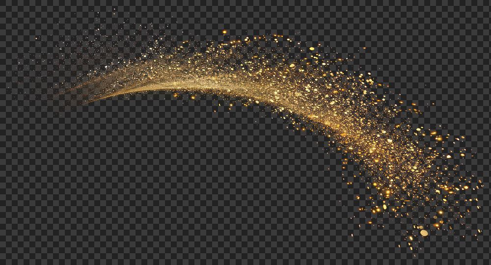 PNG Golden glitter explosion black | Free PNG - rawpixel