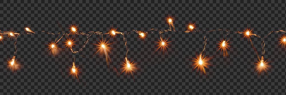 PNG Twinkling festive string lights | Premium PNG - rawpixel