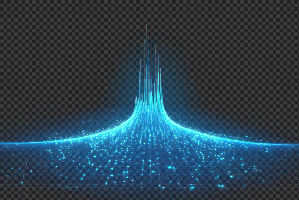 PNG Futuristic digital wave overlay | Free PNG - rawpixel