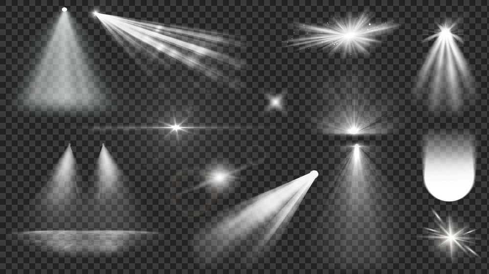 PNG light effect element set | Premium PNG - rawpixel