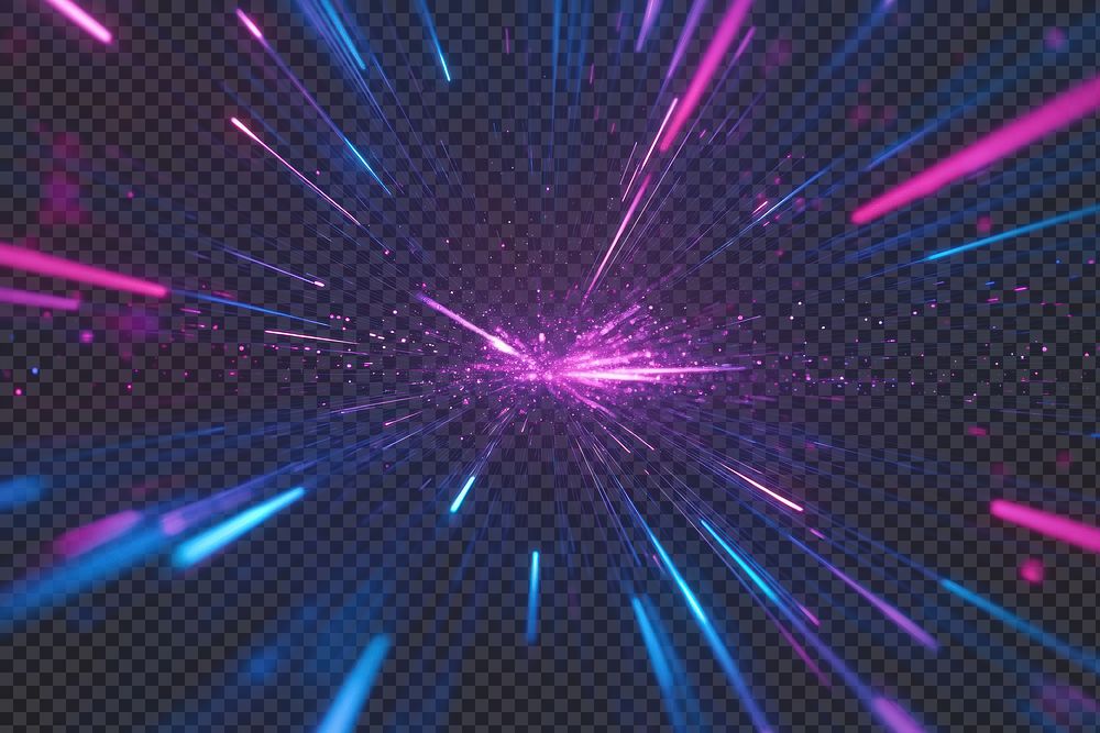 PNG Vibrant neon light speed | Free PNG - rawpixel