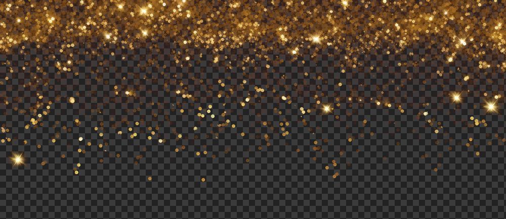 Shining gold light glitter effect | Premium PNG - rawpixel