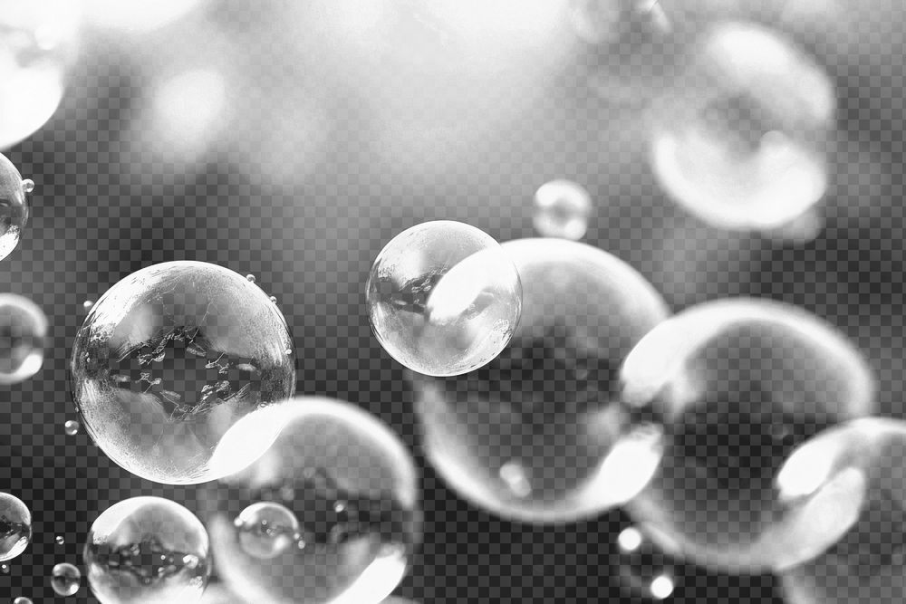 PNG Ethereal floating translucent bubbles | Free PNG - rawpixel