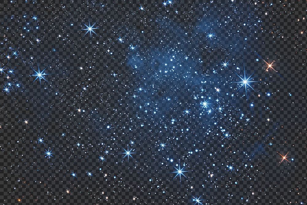 Starry night sky png overlay | Free PNG - rawpixel