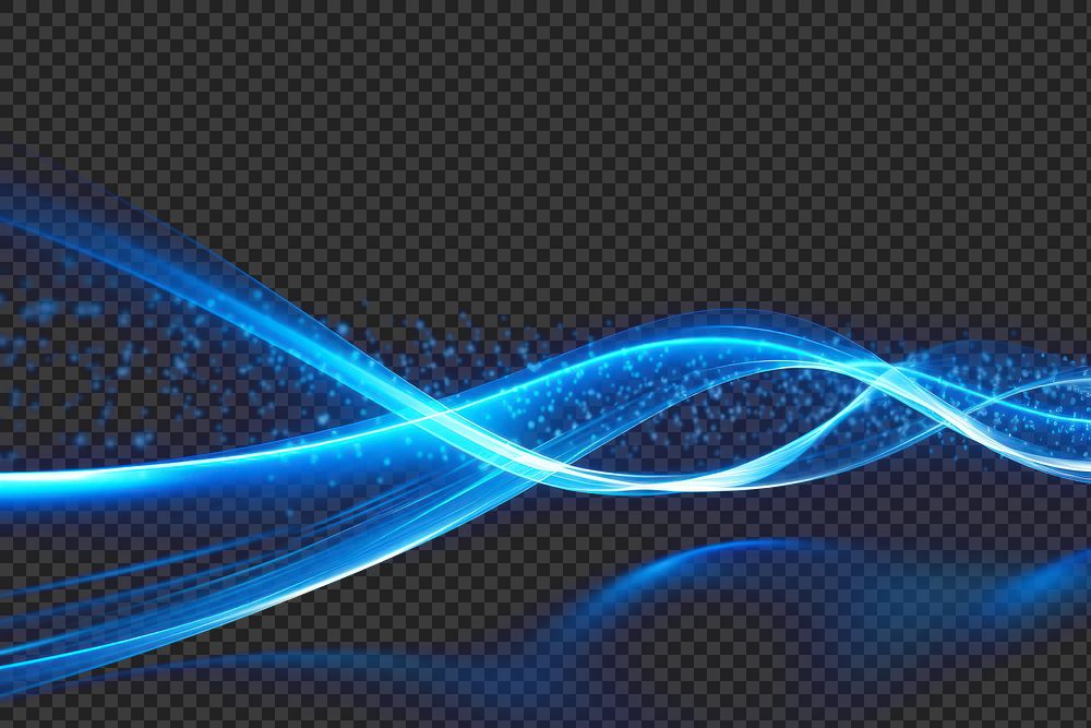 PNG Blue light trail swirl | Free PNG - rawpixel
