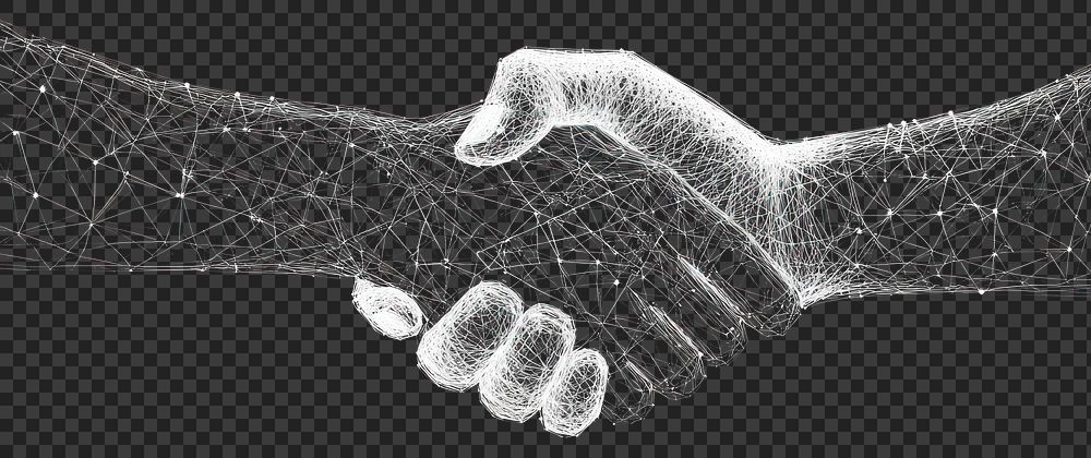 PNG Digital handshake connection technology | Free PNG - rawpixel