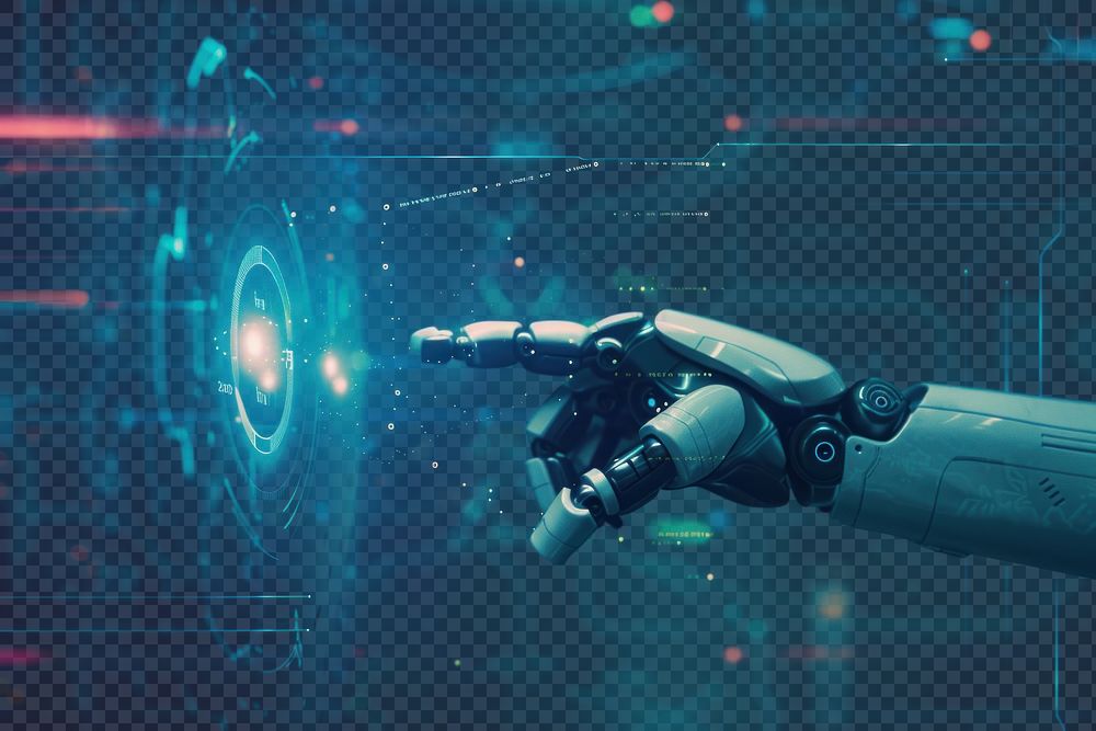 Artificial intelligence robot hand pointing | Free PNG - rawpixel