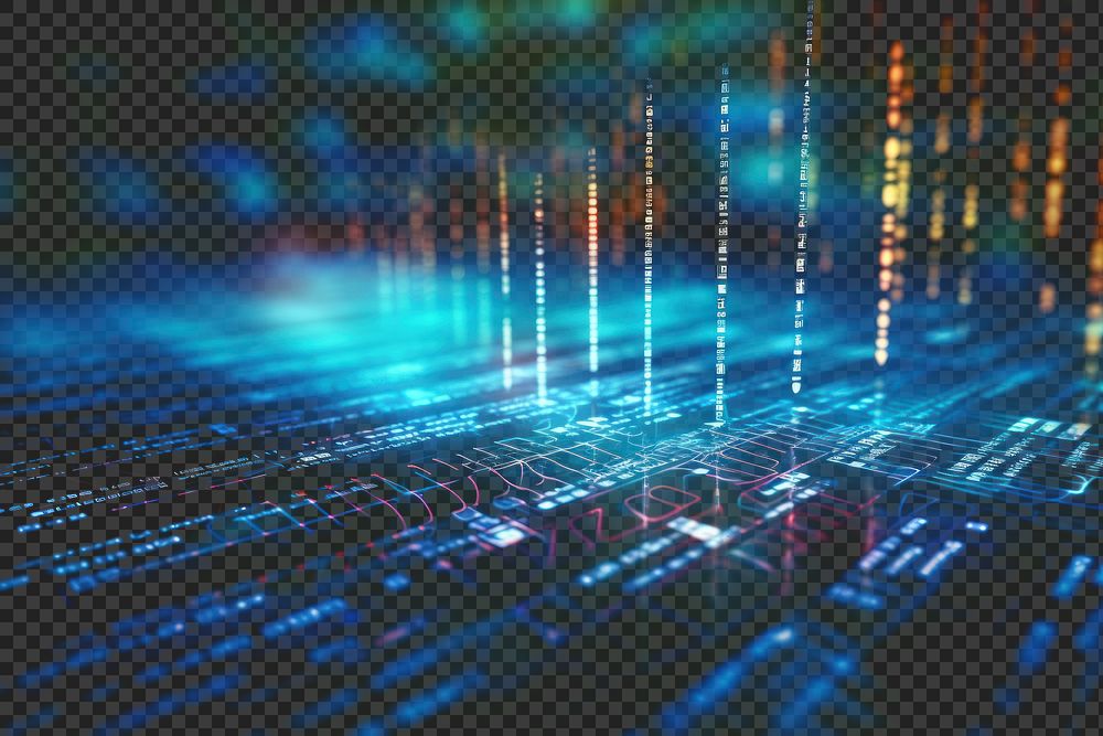 PNG Futuristic digital data technology | Free PNG - rawpixel