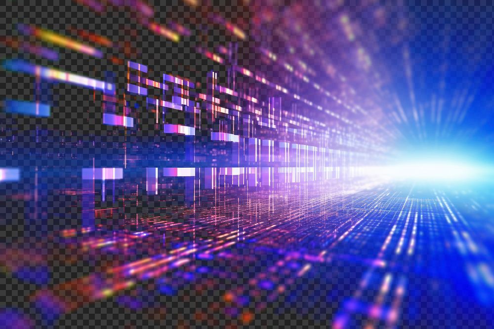 PNG Futuristic digital abstract light | Free PNG - rawpixel